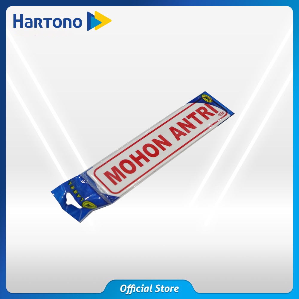 Jual GM Label Small Mohon Antri MOHONANTRI | Shopee Indonesia