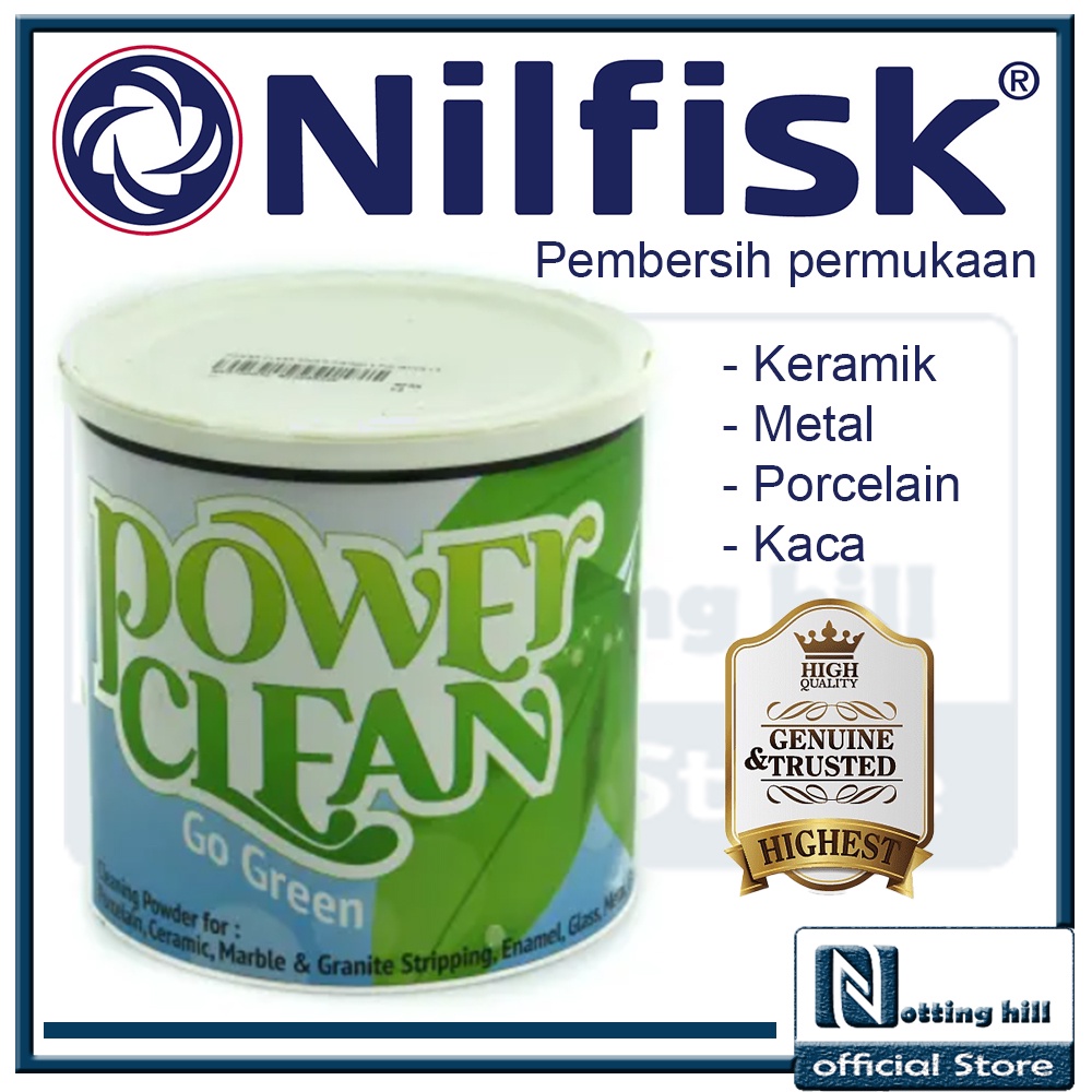 Jual NILFISK POWER CLEAN CLEANING POWDER 900gr BUBUK PEMBERSIH | Shopee ...