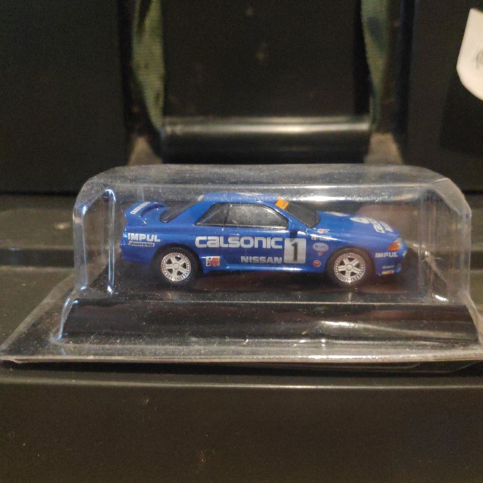 Jual KYOSHO 1 64 NISSAN SKYLINE GTR R32 CALSONIC BIRU BLIND BOX TERBARU ...