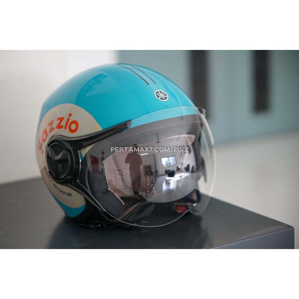 Jual Helm Yamaha Fazzio ( blue) | Shopee Indonesia