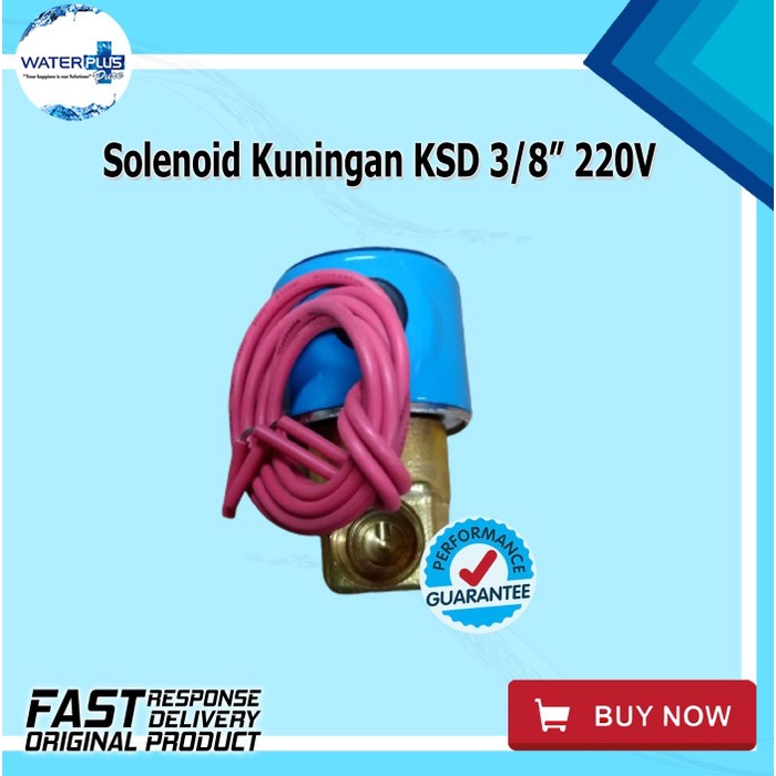 Jual Best Seller Solenoid Valve Kuningan Type Ksd Fb3F 3/8" 220V Ac ...
