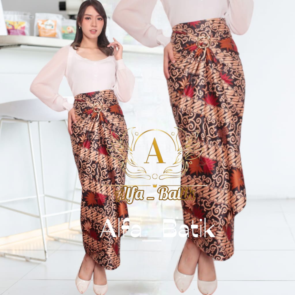 Jual rok lilit batik / rok lilit batik kain lilit murah / lilit batik ...