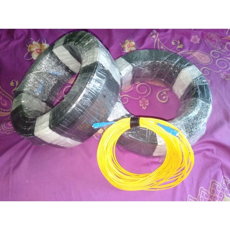 Jual kabel fiber precon 300m 1 core + pathcore | Shopee Indonesia