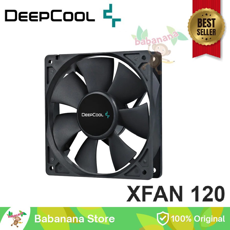 Jual Deep Cool XFAN 120 Fan Casing komputer gaming pc Deepcool 120mm ...