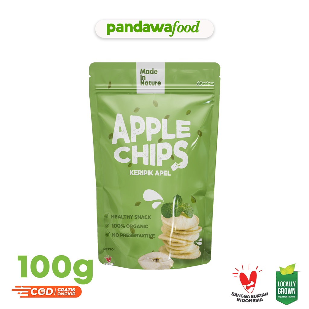 Jual Pandawa Keripik Apel Khas Malang 100gr / Kripik Buah Apel Murah ...