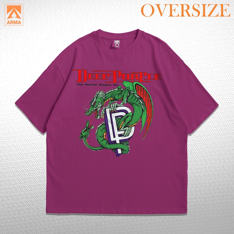 Jual OVERSIZED TSHIRT DEEP PURPLE the battle rage on..| COTTON COMBED 24S | BAJU COSTUM | Shopee ...