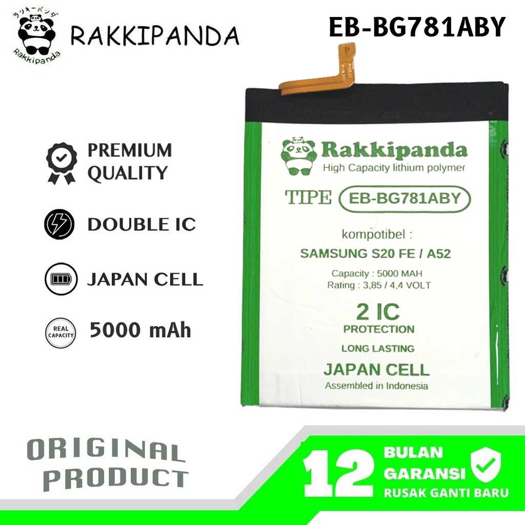 Jual RakkiPanda - EB-BG781ABY Samsung S20 FE / A52 4G / A52 5G / A52S 5G Batre Batrai Baterai ...
