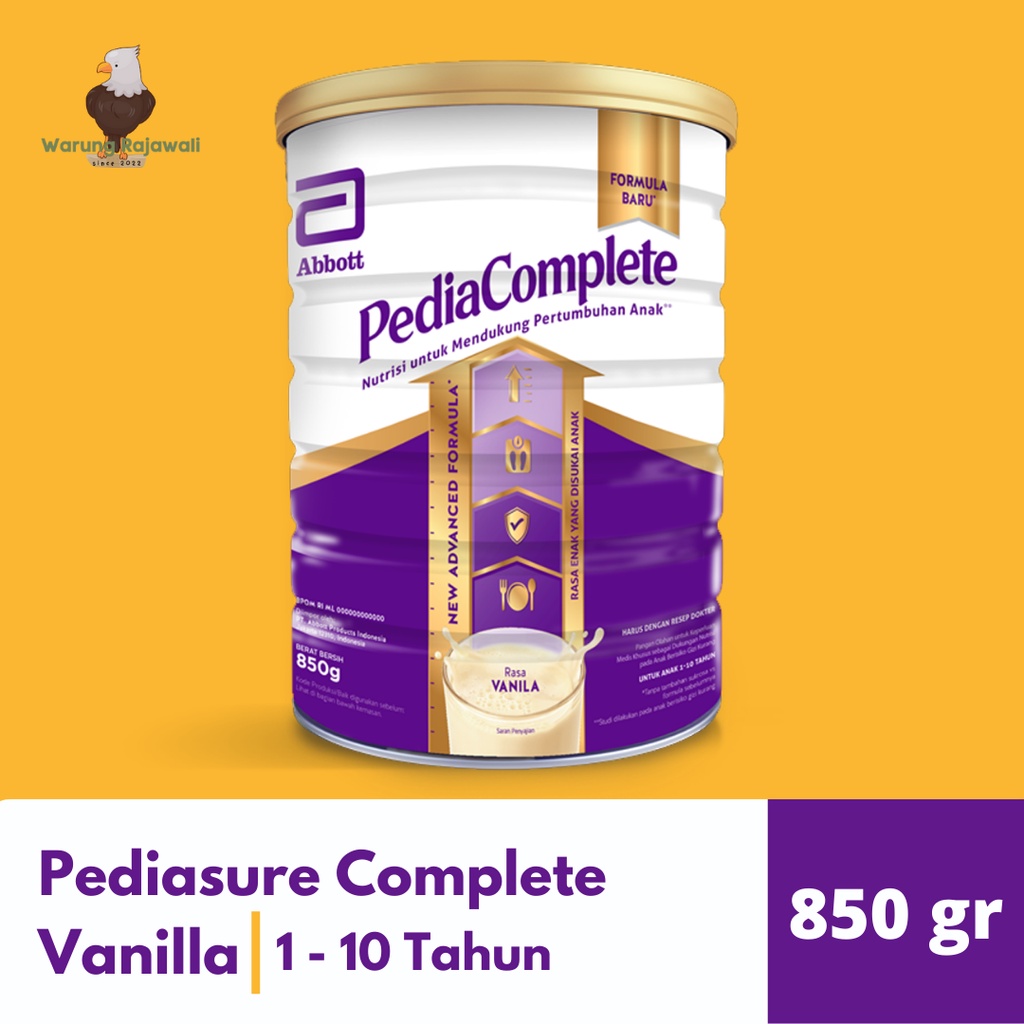 Jual PediaComplete Vanila 850 gram Pediasure Complete Vanilla | Shopee Indonesia