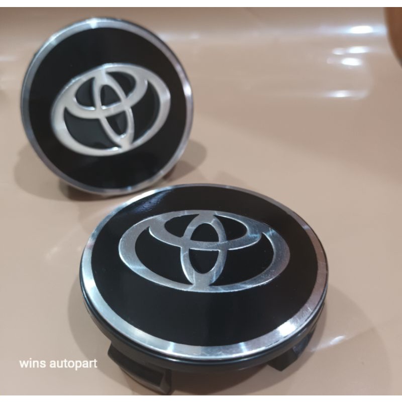 Jual dop roda toyota innova avanza diameter 6.2 cm lapisan almunium ...