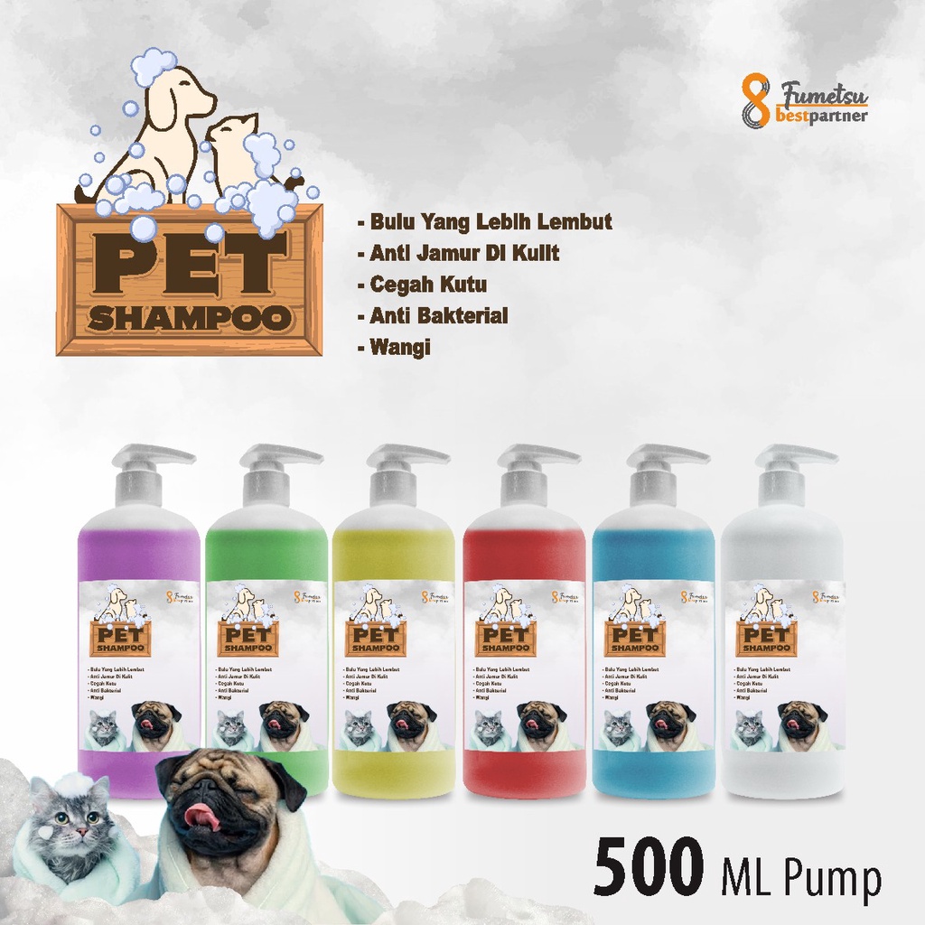Jual Pet Shampoo Hewan / Shampoo Kucing Dan Anjing Anti Jamur Aroma ...