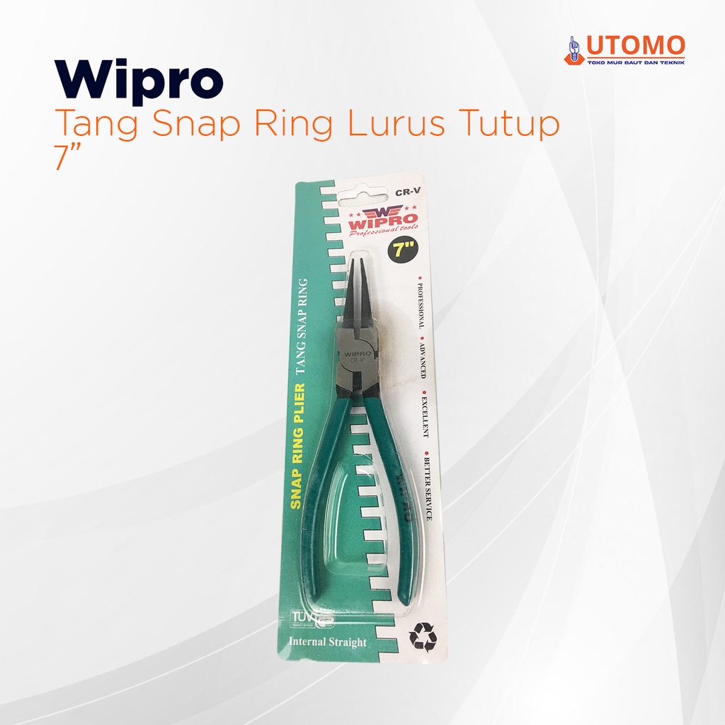 Jual Tang sepih WIPRO 7" inch / Tang SPI /Snap Ring LURUS TUTUP ...