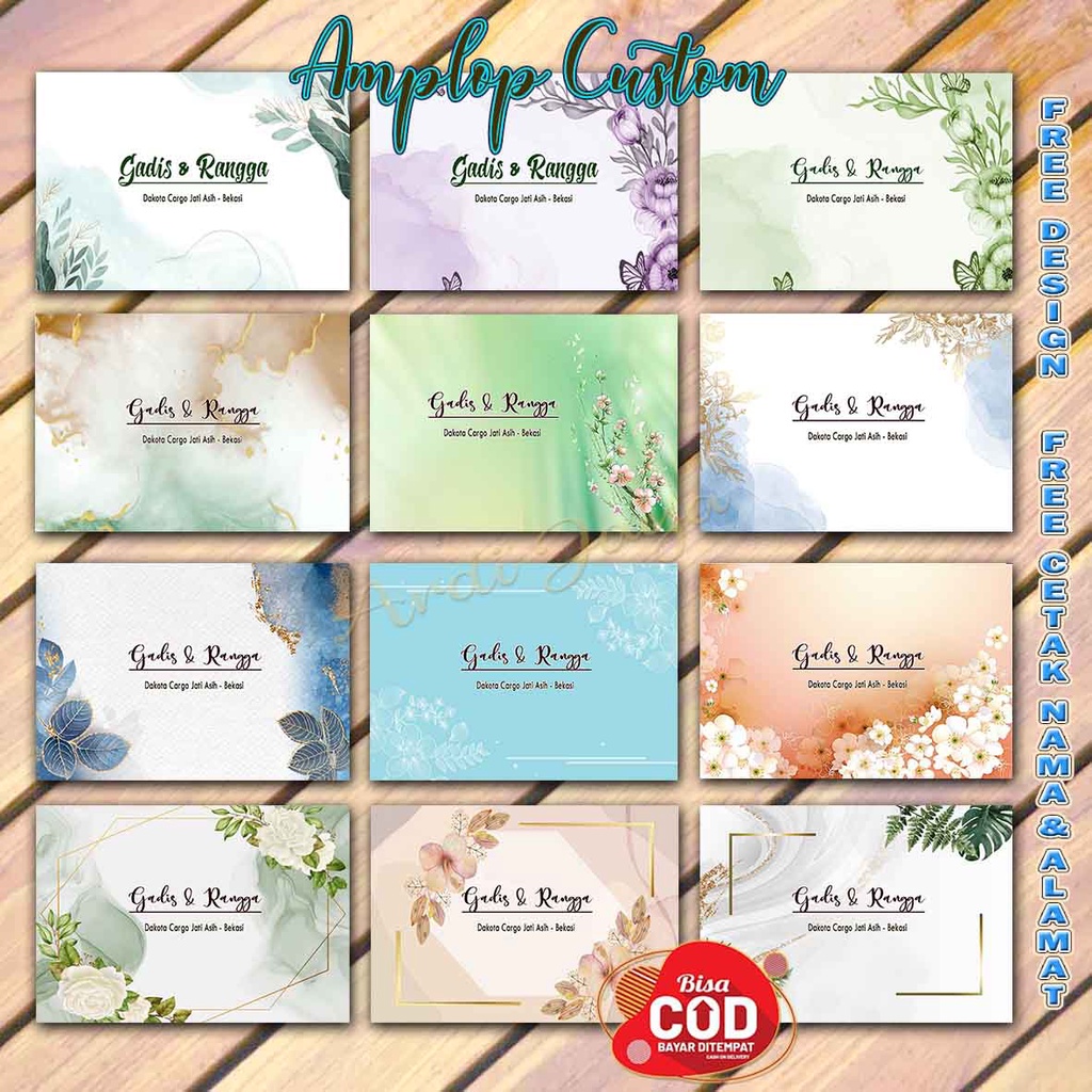 Jual Amplop Motif Custom Kondangan Buwuhan Persembahan Sedekah Infaq I ...