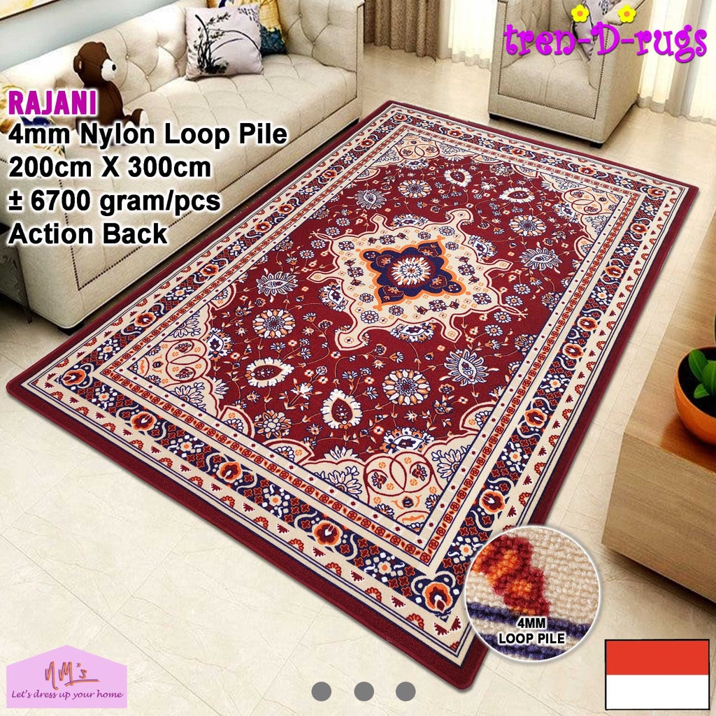 Jual Tren-D-rugs Karpet modern klasik vintage retro jumbo alas duduk ...