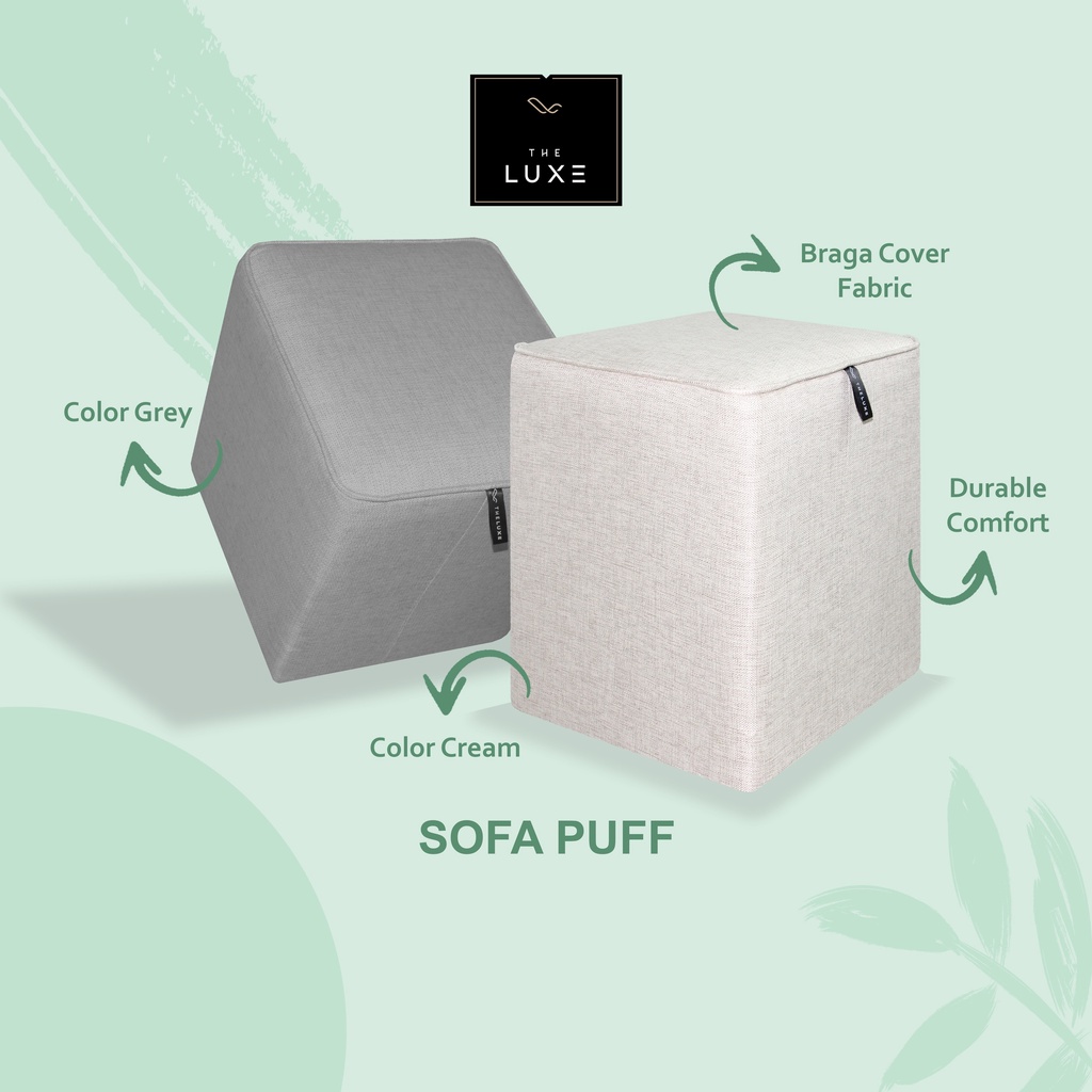 Jual KURSI STOOL THE LUXE SOFA PUFF | Shopee Indonesia
