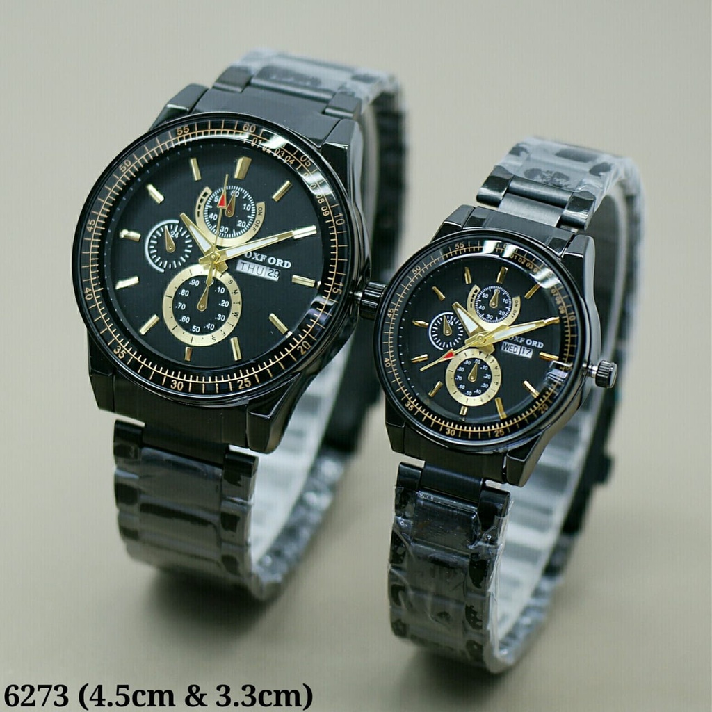 Jual SATU SET COUPLE Jam Tangan Pria Wanita Oxford 2 Varian Berbeda ...