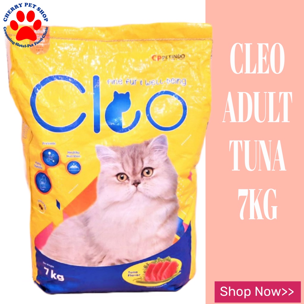 Jual Cleo Cat Food 7kg Tuna Makanan Kucing Kering Dry Food | Shopee ...