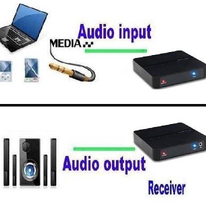 Jual Wireless Digital Audio Sender (Transmitter & Receiver) | Shopee ...