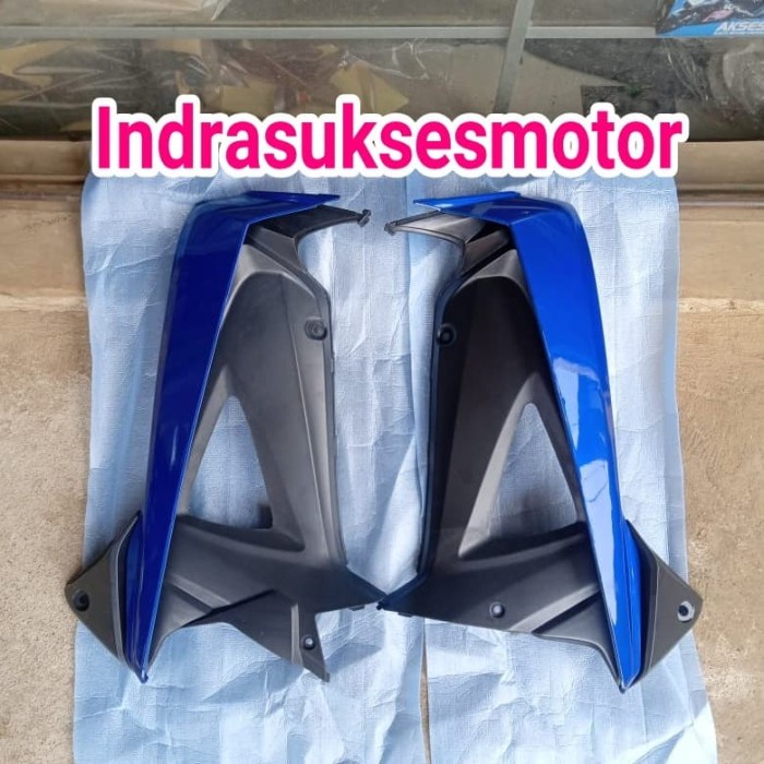 Jual sayap body depan kiri kanan motor revo lama warna biru | Shopee ...