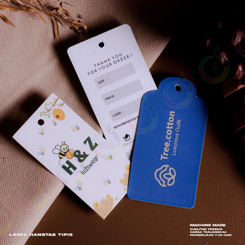 Jual hangtag baju / hangtag celana / label baju / label celana / hang ...