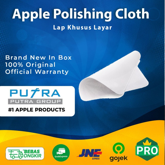 Jual APPLE POLISHING CLOTH ORIGINAL SEGEL BRAND NEW IN BOX LAP LAYAR ...