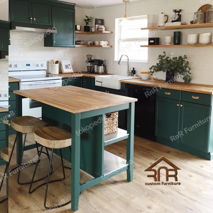 Jual Meja Kitchen Island Table Stacking | Shopee Indonesia