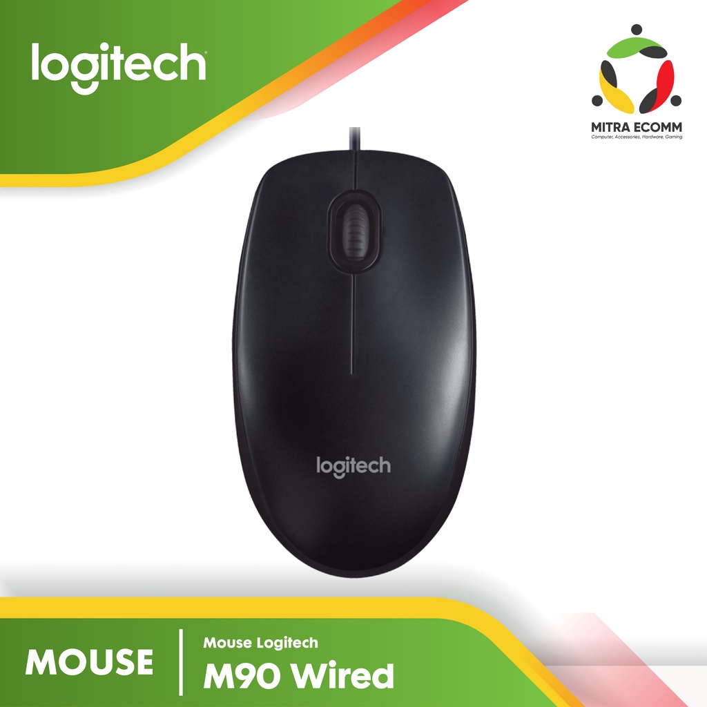 Jual MOUSE LOGITECH M90 ORIGINAL HD Optical Wired Mouse GARANSI RESMI ...