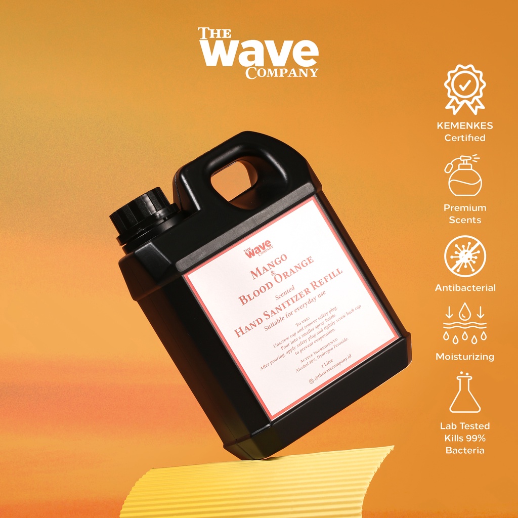 Jual The Wave Company - Refill Scented Hand Sanitizer (1Liter) | Shopee ...