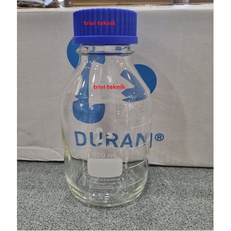 Jual bottle Sample schott duran,botol laboratorium amber coklat 1000ml ...