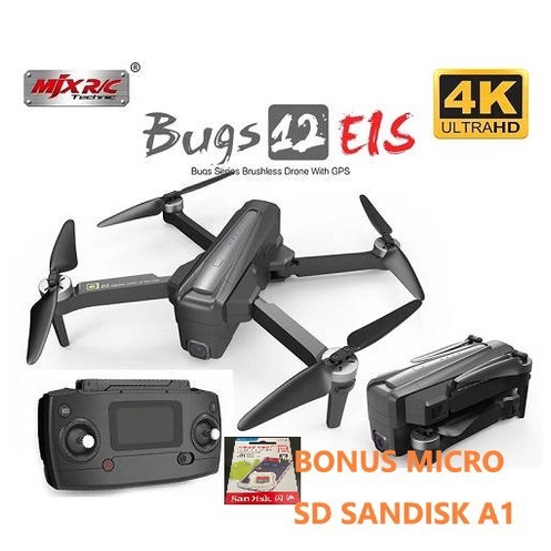 Jual MJX Bugs 12 Bugs12 B12 EIS Drone Brushless WiFi Digital Zoom Camera 4K ( lavar stores id ...