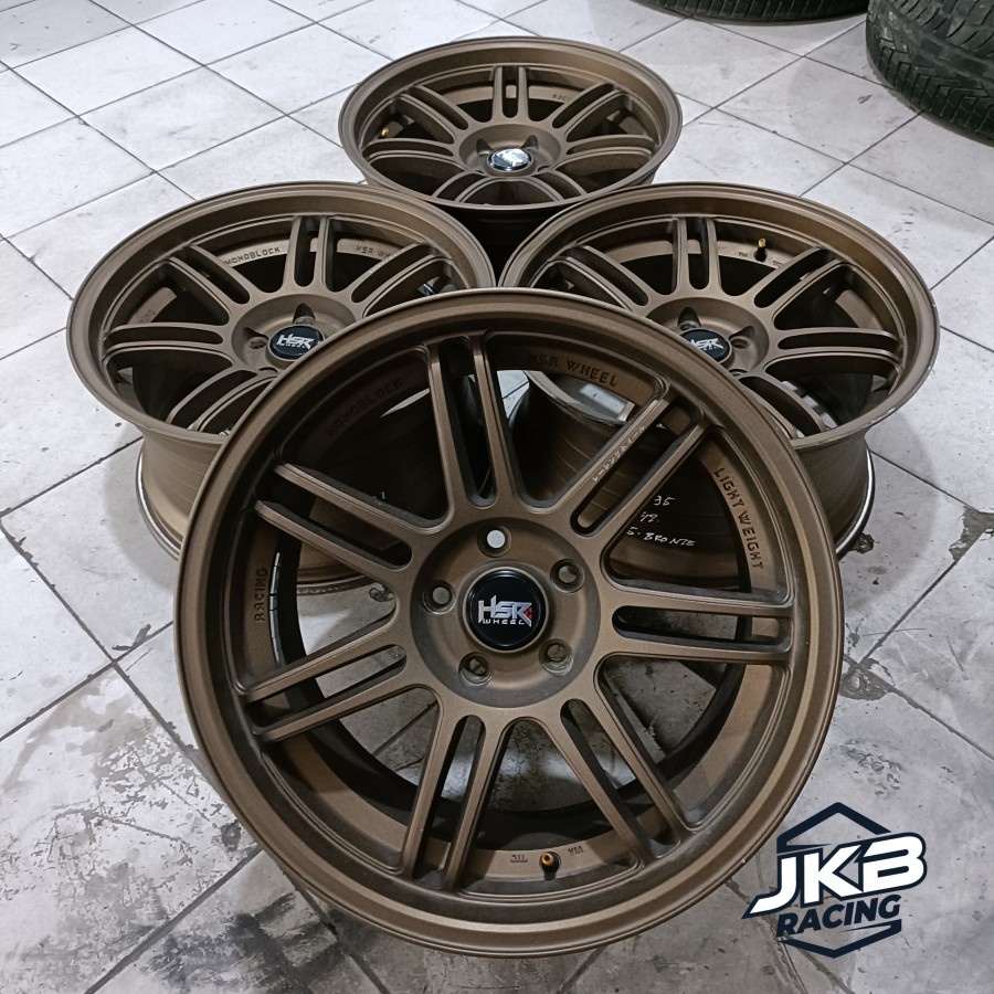 Jual VELG MOBIL RACING HSR BOON RING 18 LEBAR 9,5 LUBANG BAUT PCD 5x114 HRV, INNOVA, CRV, CRZ ...