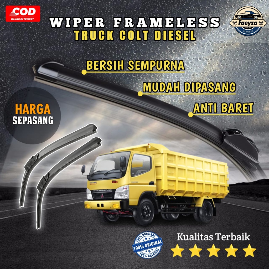 Jual [ ORIGINAL ] Wiper Mobil Truk Colt Diesel Engkel Fuso Canter Elf ...