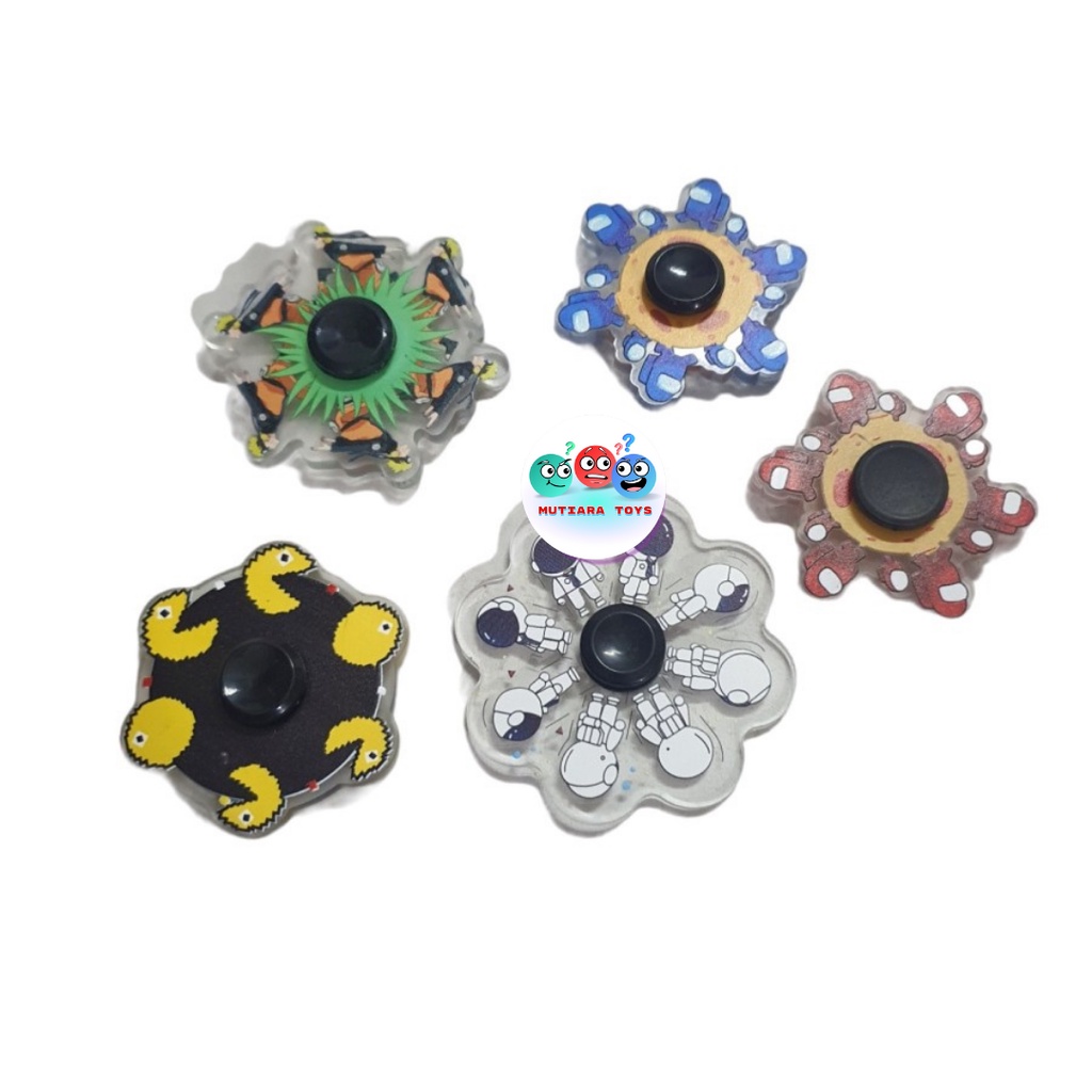 Jual MUTIARATOYS Mainan Fidget Spinner Gyro Model Karakter Kartun ...