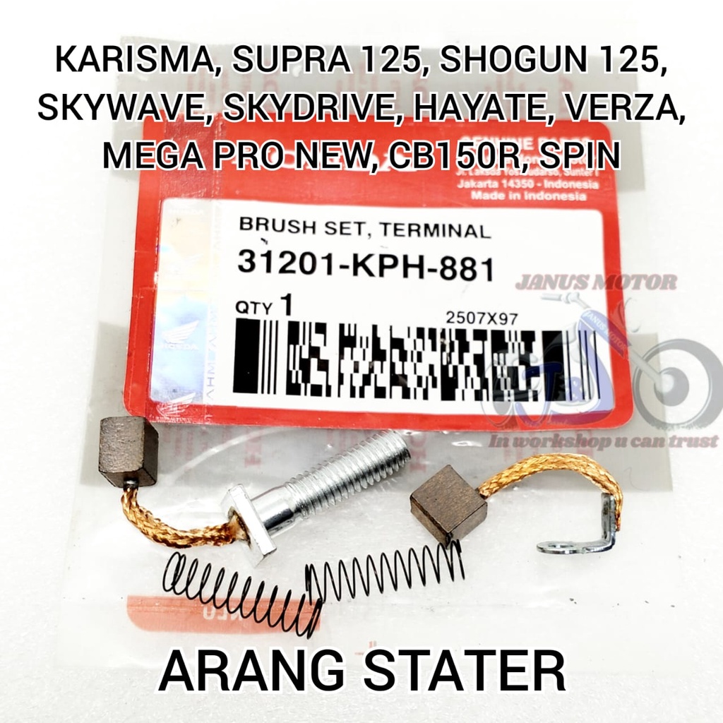Jual Arang stater KARISMA SUPRA 125 MEGA PRO MONO VERZA CB150R SHOGUN ...