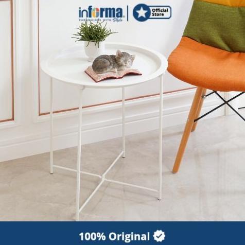 Jual INFORMA NEO HELIOS MEJA SISI - PUTIH | Shopee Indonesia