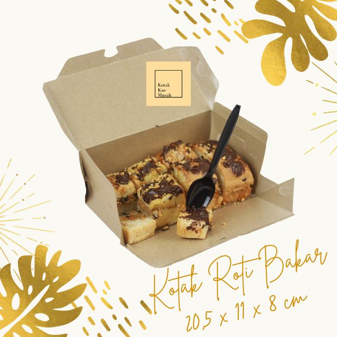 Jual Kotak Kue karton untuk roti bakar / nougat , tempat roti dan kue ...