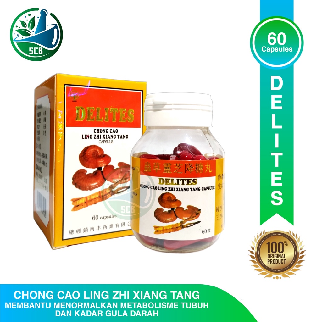 Jual Chong Chao & Ling Zhi Xiang Tang Capsule -Delites | Shopee Indonesia
