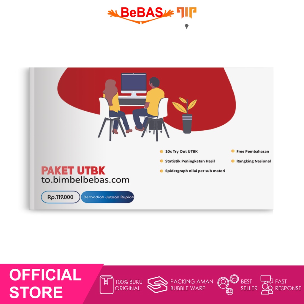 Jual Bimbel Bebas 10 X Try Out Online UTBK SNBT (TPS , Literasi ...