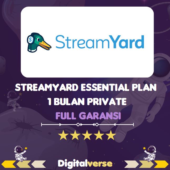Jual Streamyard Essential Plan Premium 1 Bulan Private - Full Garansi ...