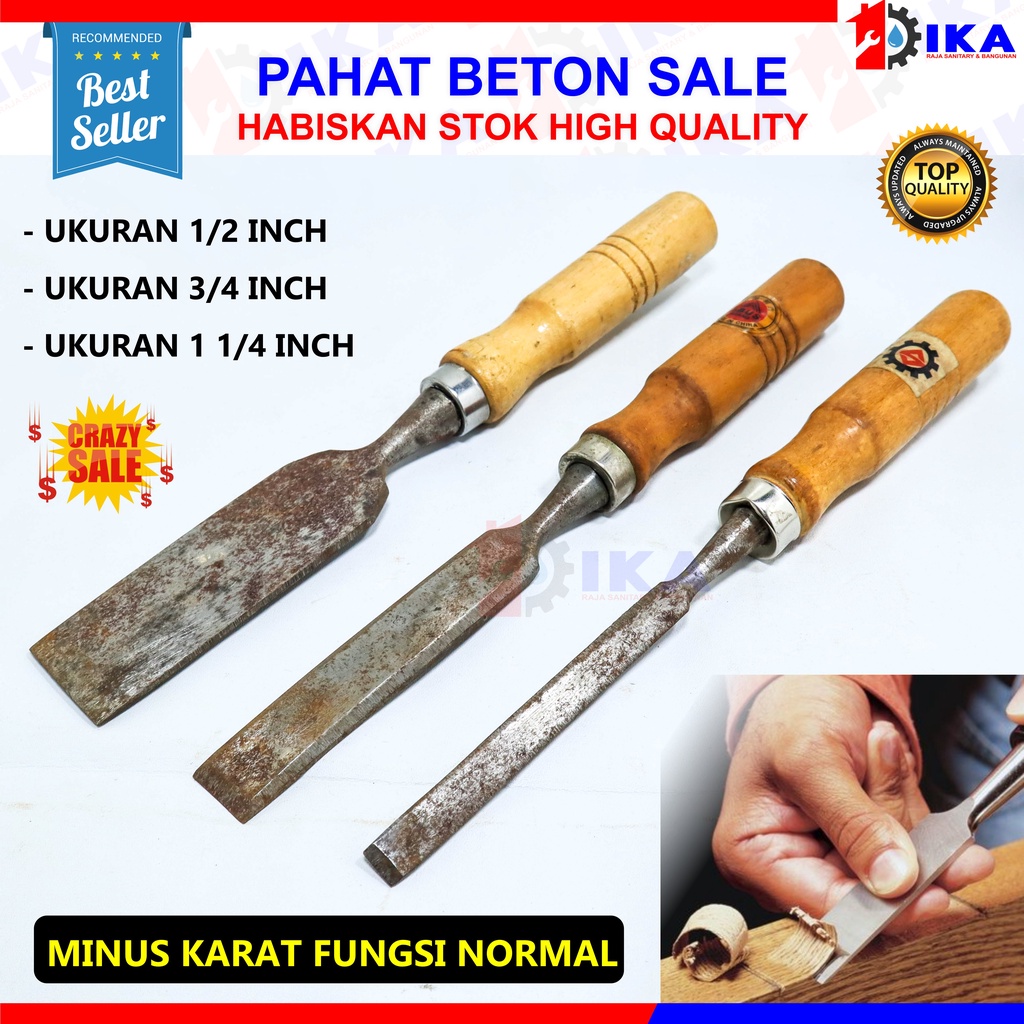 Jual CRAZY SALE | Alat Pahat Kayu 1/2 3/4 11/4 Inch Ukir Wood Carving ...