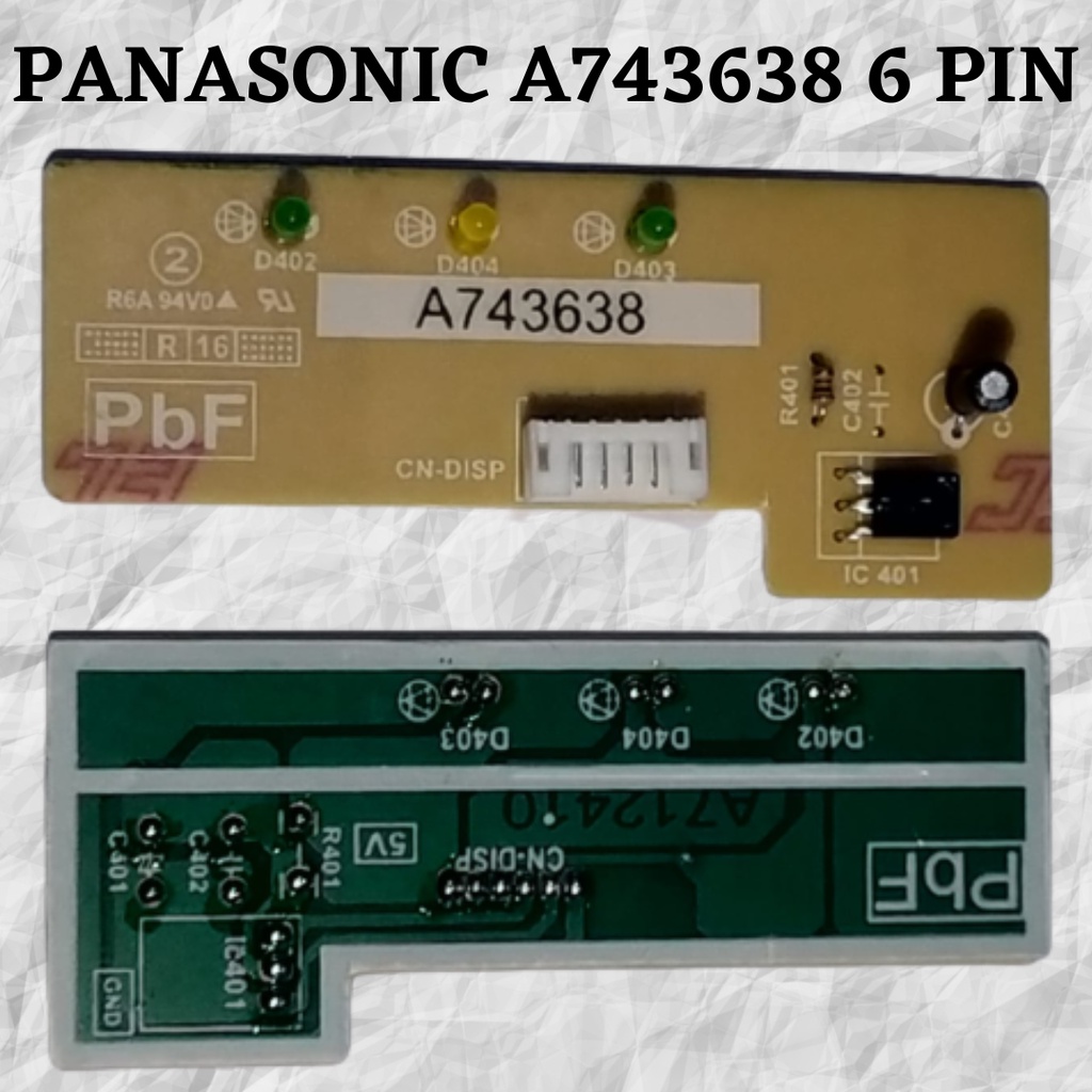 Jual Sensor AC Panasonic A743638 / SOKET 6 PIN / KUALITAS ORI | Shopee ...