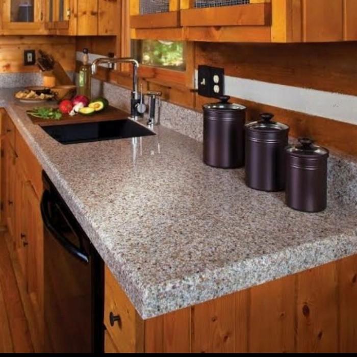 Jual Best Seller Top Table Kitchen Set Granit Marmer Teraso | Shopee ...