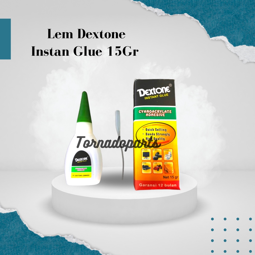 Jual LEM DEXTONE - INSTANT GLUE 15 GR - LEM KOREA - LEM TETES INSTANT ...