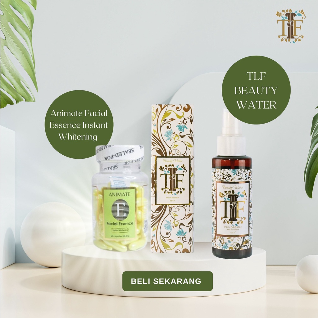 Jual Paket Glowing Animate Facial Essence Instant Whitening Original dan TLF Beauty Water BPOM ...