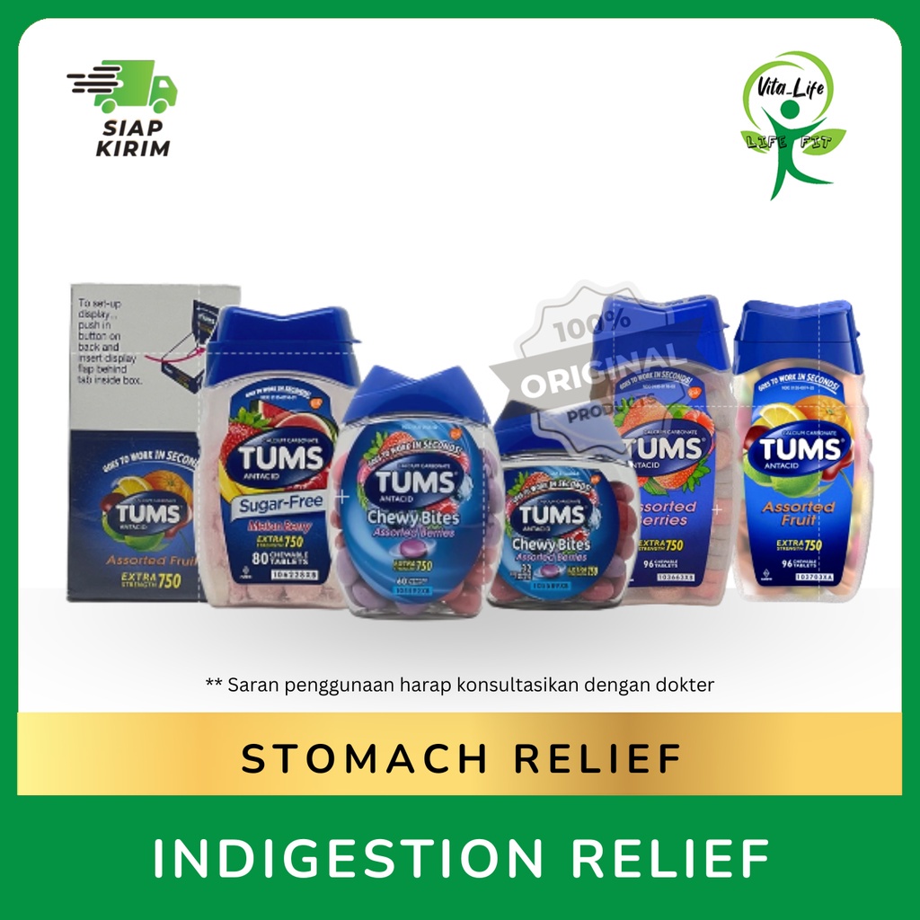 Jual TUMS ANTACID EXTRA STRENGTH - ORIGINAL | Shopee Indonesia