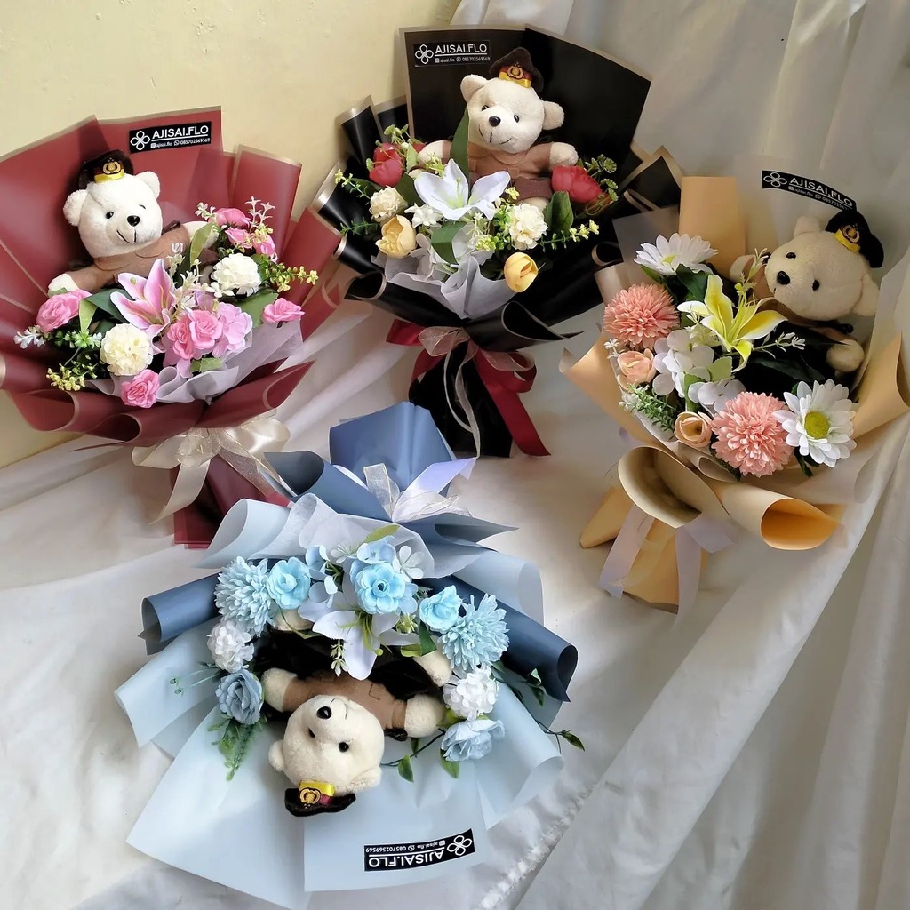 Jual Buket Bunga Boneka Wisuda Bisa Reques Profesi | Shopee Indonesia