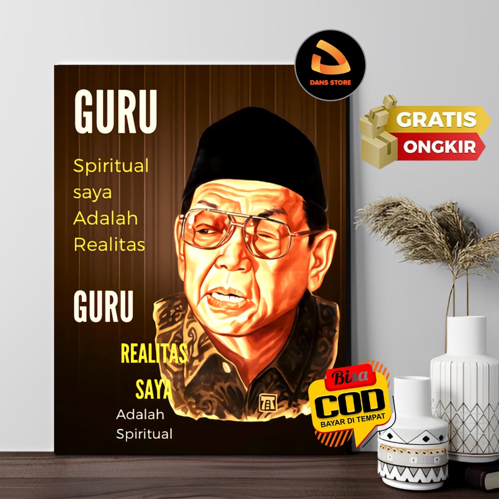 Jual Poster Gus Dur Hiasan Dinding Gusdur Untuk Dekorasi Rumah Pajangan ...