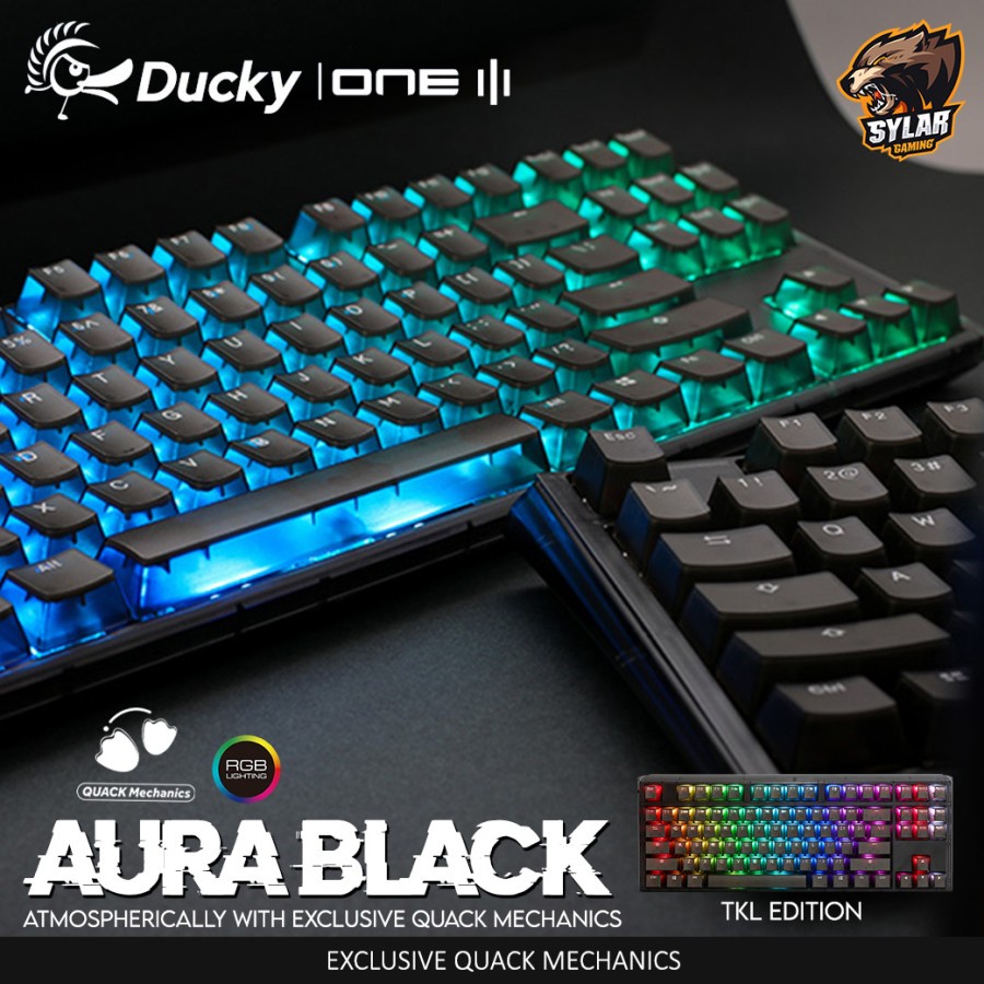 Jual Ducky One 3 Aura TKL Black RGB Hotswap Mechanical Gaming Keyboard ...