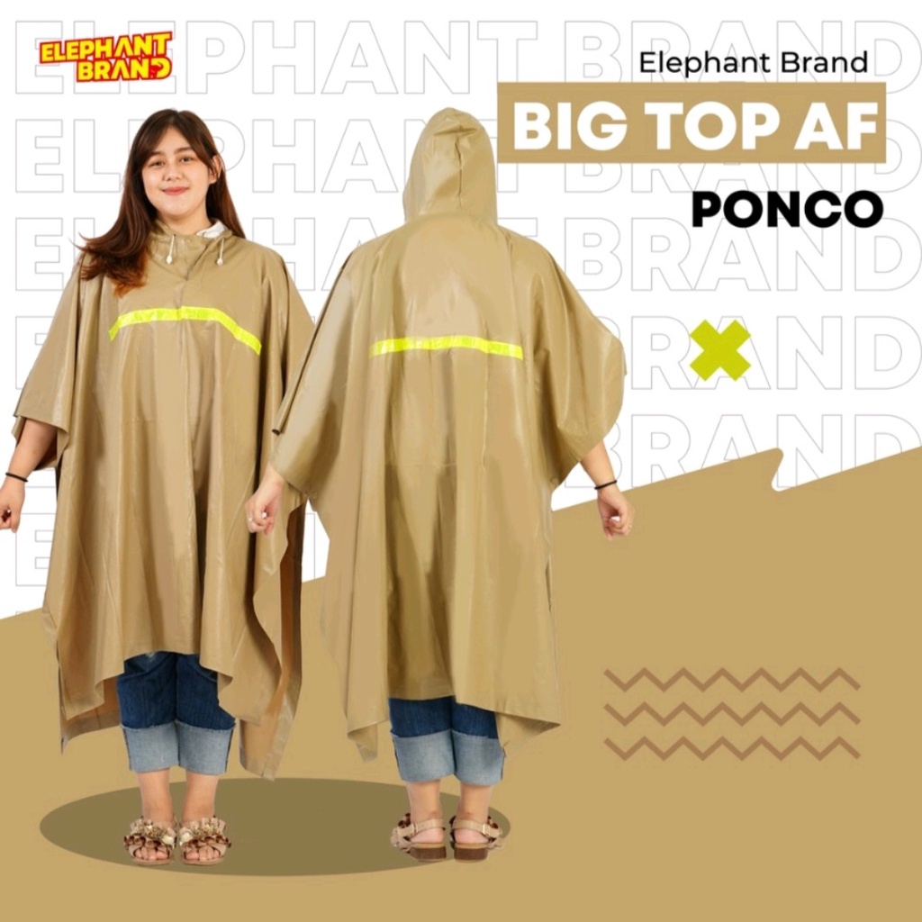 Jual Jas Hujan Ponco Kelelawar Big Top AF Elephant Brand | Shopee Indonesia