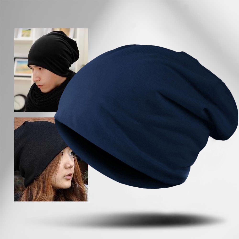 Jual Kupluk Winter Beanie Hat - Blue OMHAR8BL | Shopee Indonesia