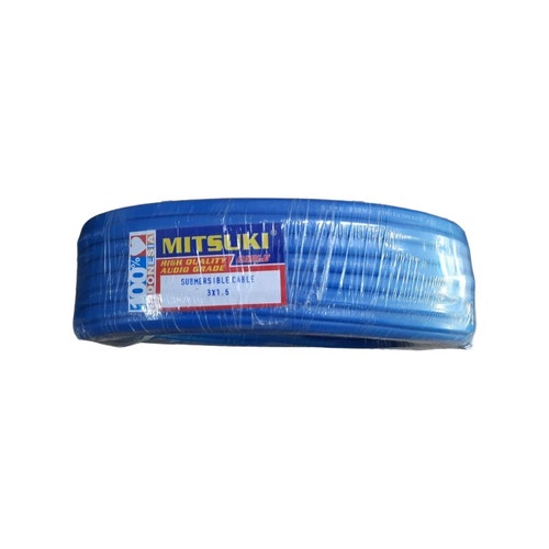 Jual Kabel Biru Wellup - 3 x 1,5mm - Kabel Serabut - 50 Meter | Shopee ...